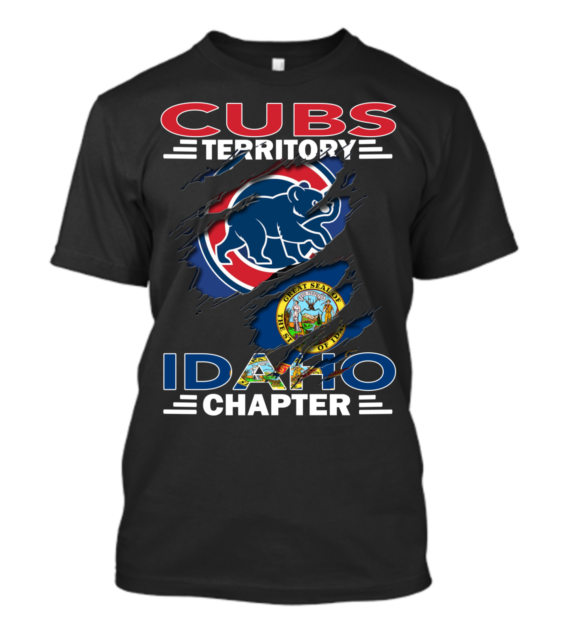 Cubs Territory Idaho Chapter The Great Seal Of Idaho T-Shirt