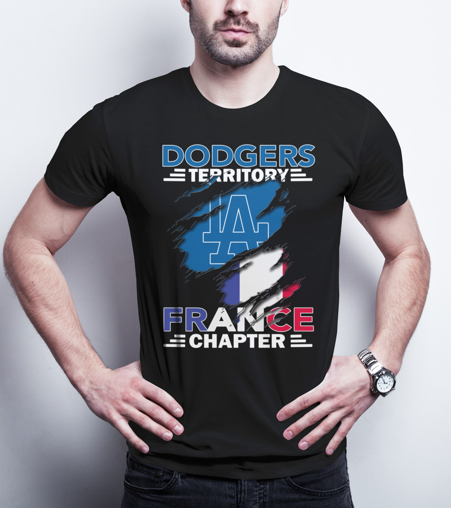 Dodgers Territory LA France Chapter T-Shirt
