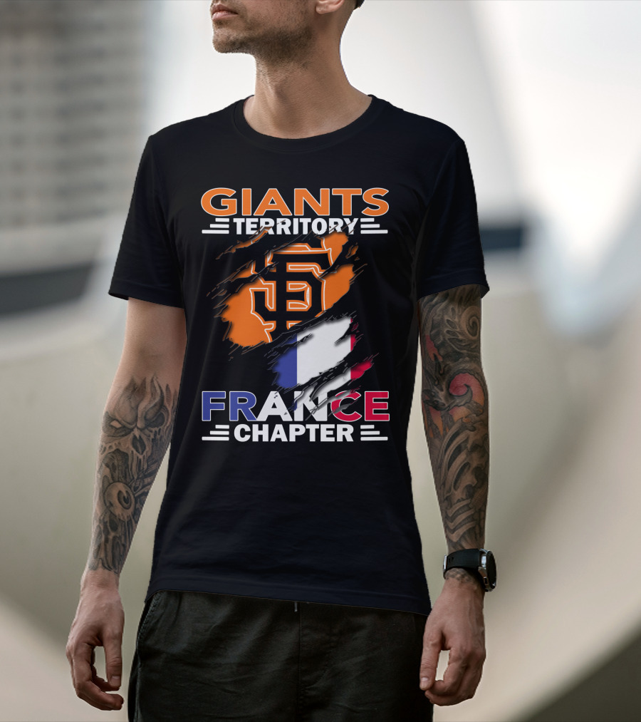 San Francisco Giants Territory France Chapter Fan Club T-Shirt