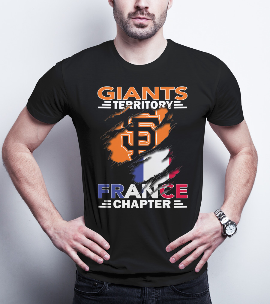 San Francisco Giants Territory France Chapter Fan Club T-Shirt