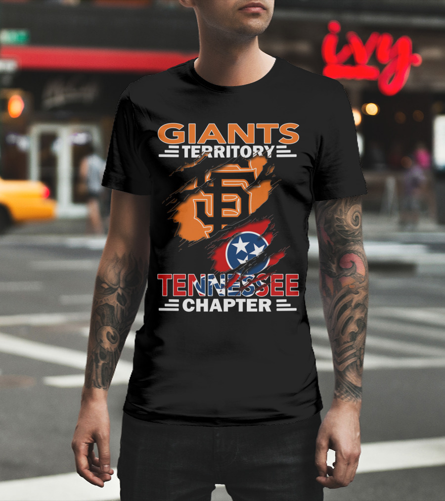 Giants Territory Sf Emblem Tennessee Chapter T-Shirt