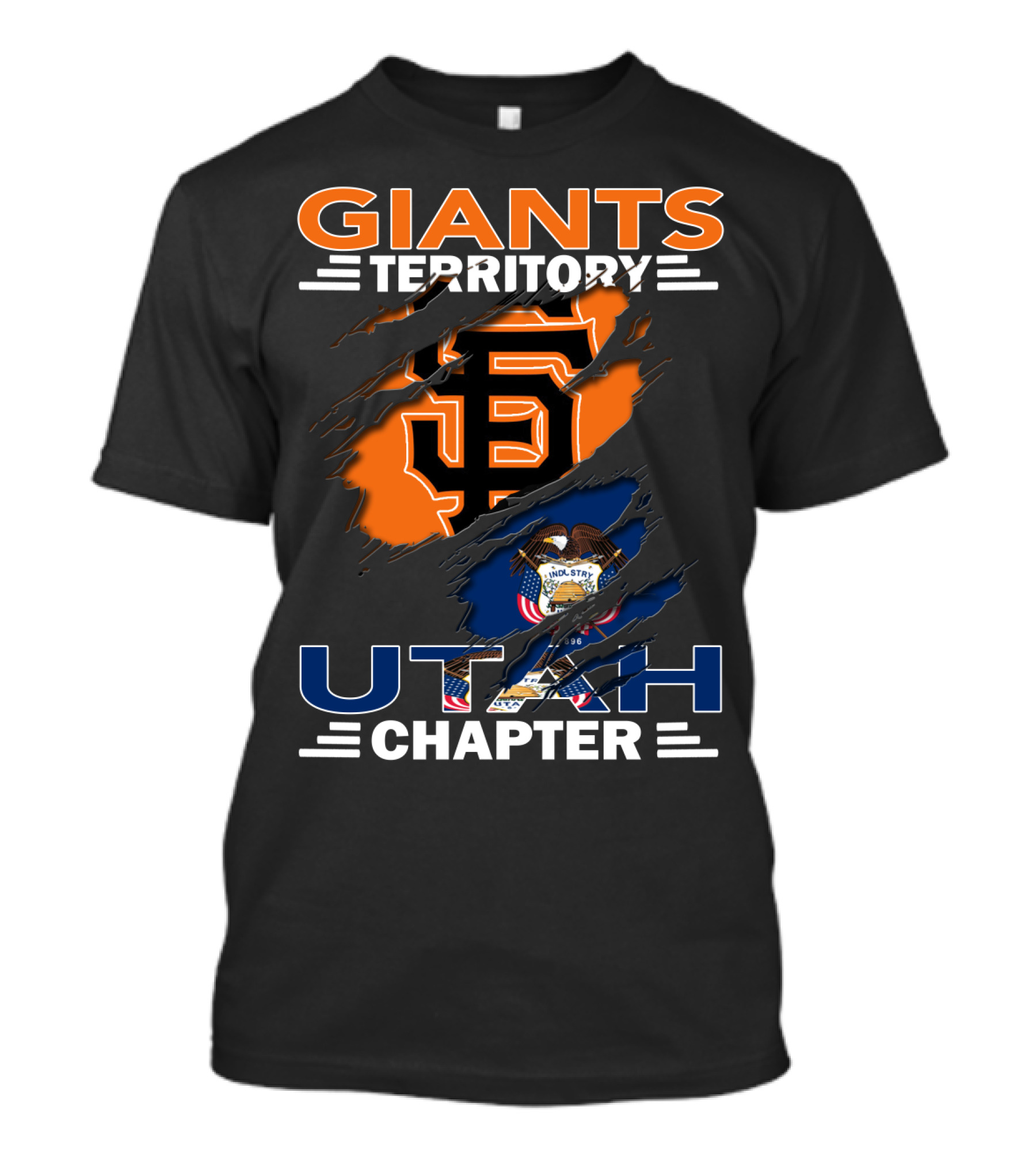 San Francisco Giants Territory Utah Chapter Fan Base T-Shirt