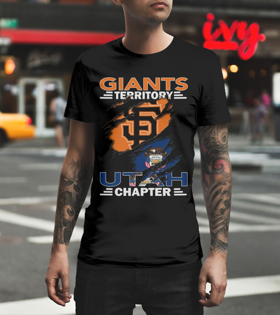 San Francisco Giants Territory Utah Chapter Fan Base T-Shirt