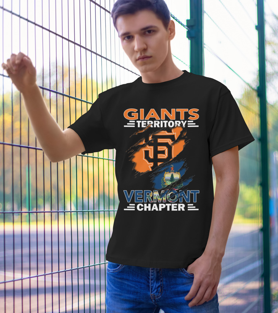 Giants San Francisco Territory Vermont Chapter T-Shirt