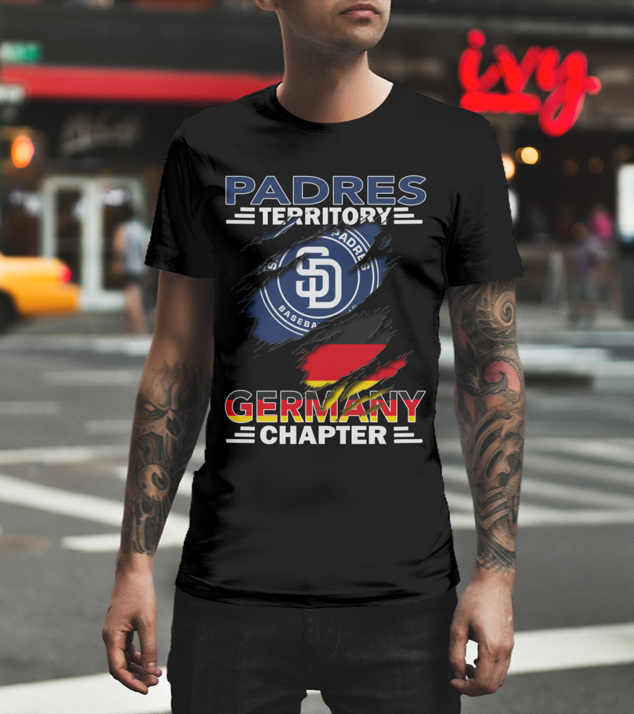 San Diego Padres Baseball Germany Chapter Padres Territory T-Shirt