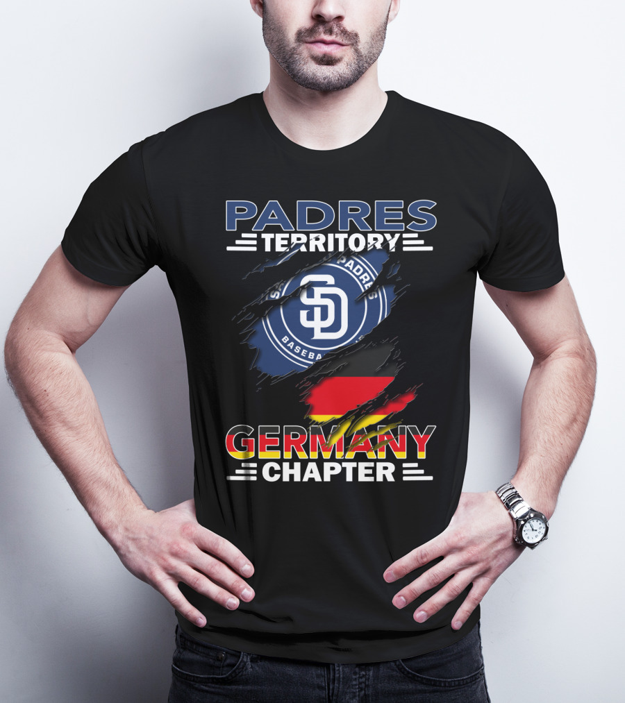 San Diego Padres Baseball Germany Chapter Padres Territory T-Shirt