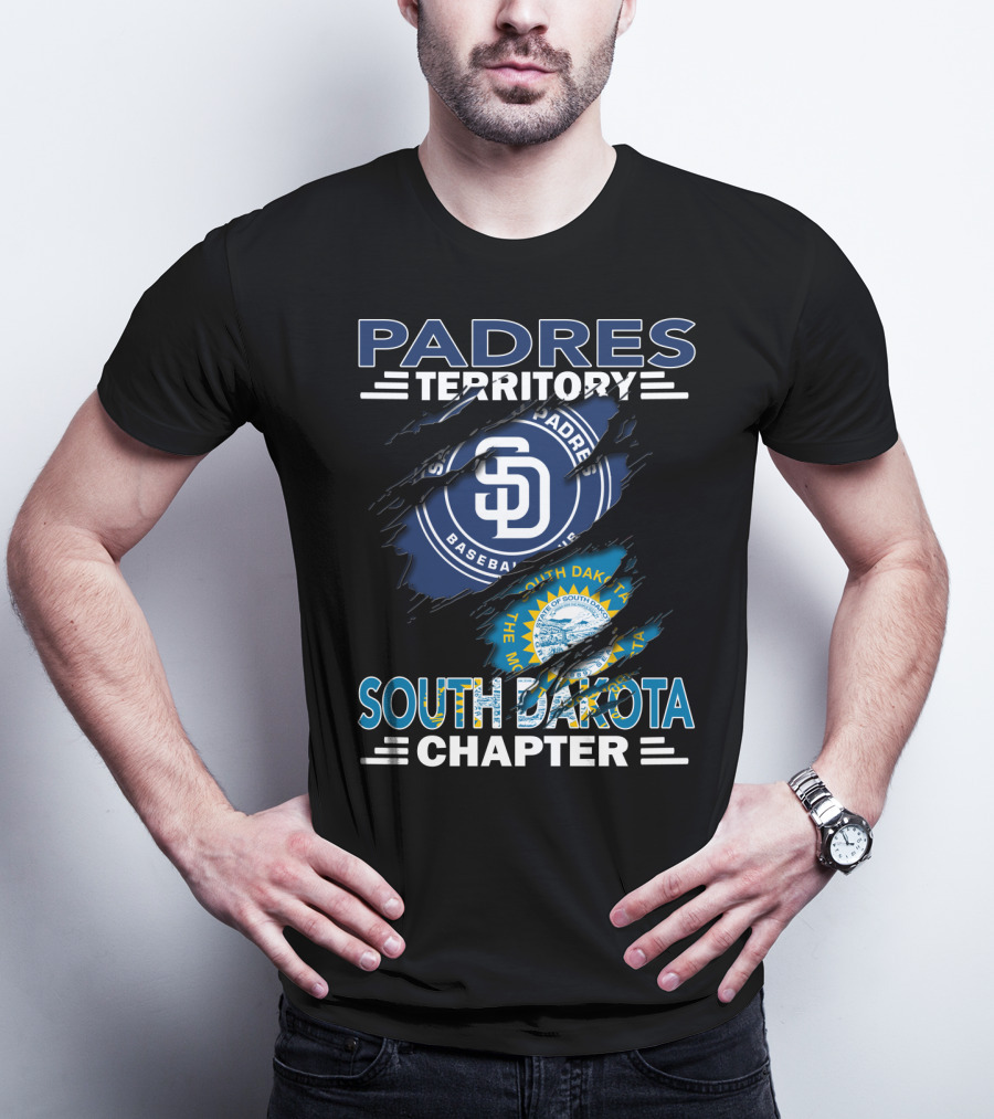 Padres Territory South Dakota Chapter SD Baseball Fan Club Edition T-Shirt