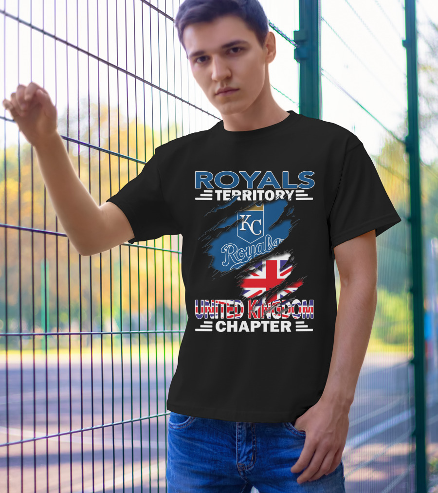 Royals Territory KC United Kingdom Chapter Union Jack T-Shirt