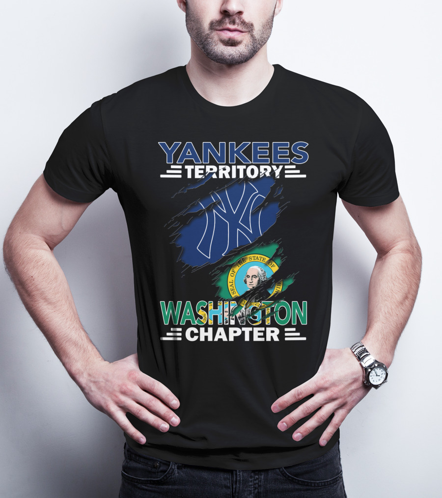 Yankees Territory Washington Chapter Seal Of State T-Shirt