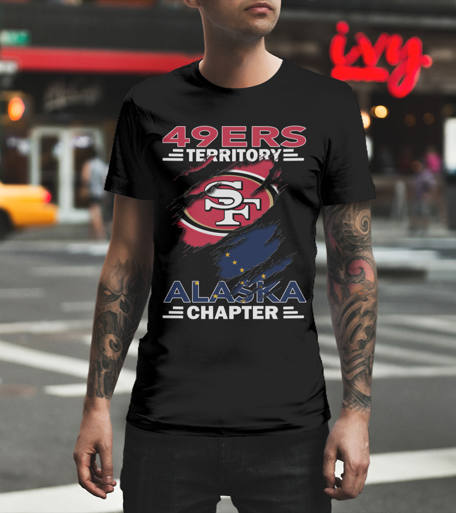 49ers Territory Alaska Chapter San Francisco Football Fans T-Shirt