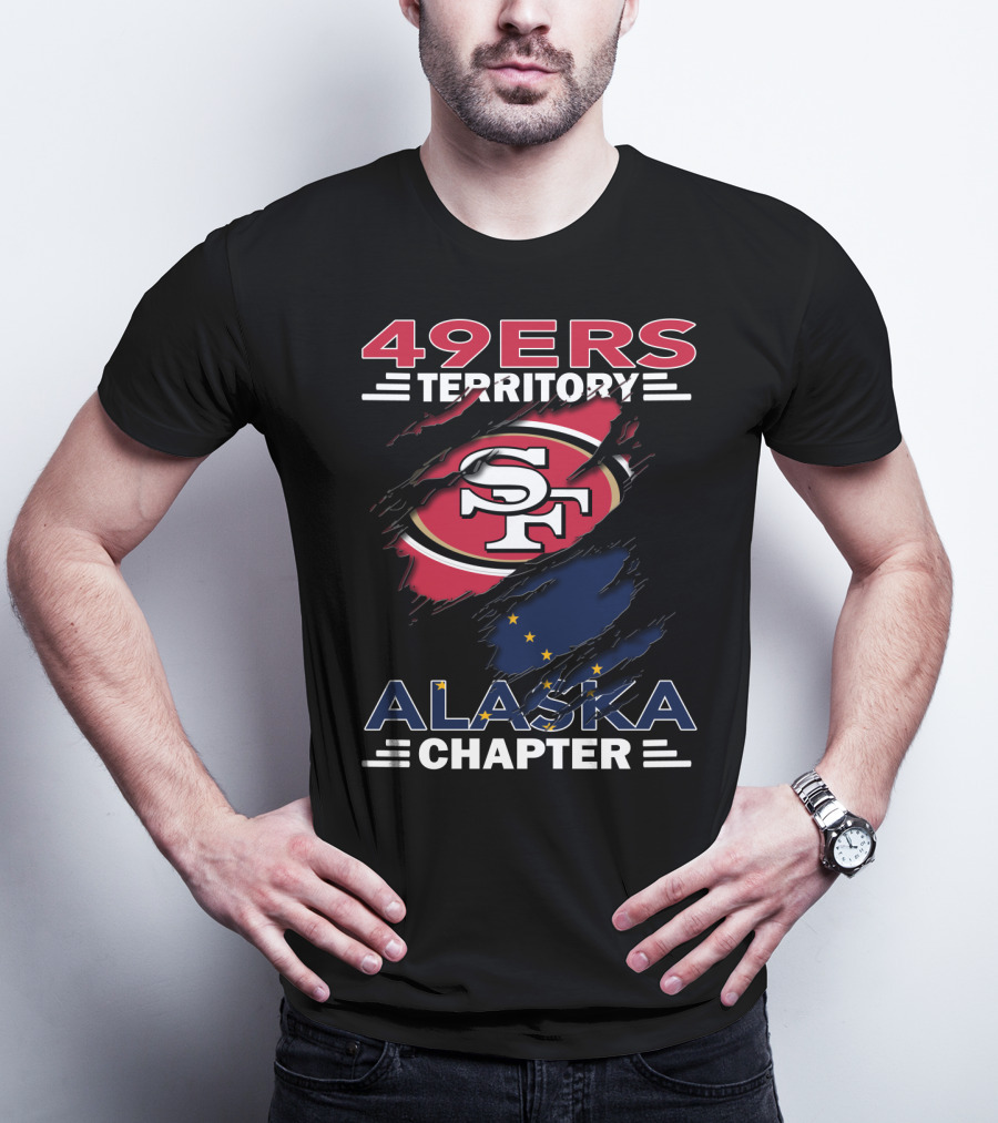 49ers Territory Alaska Chapter San Francisco Football Fans T-Shirt