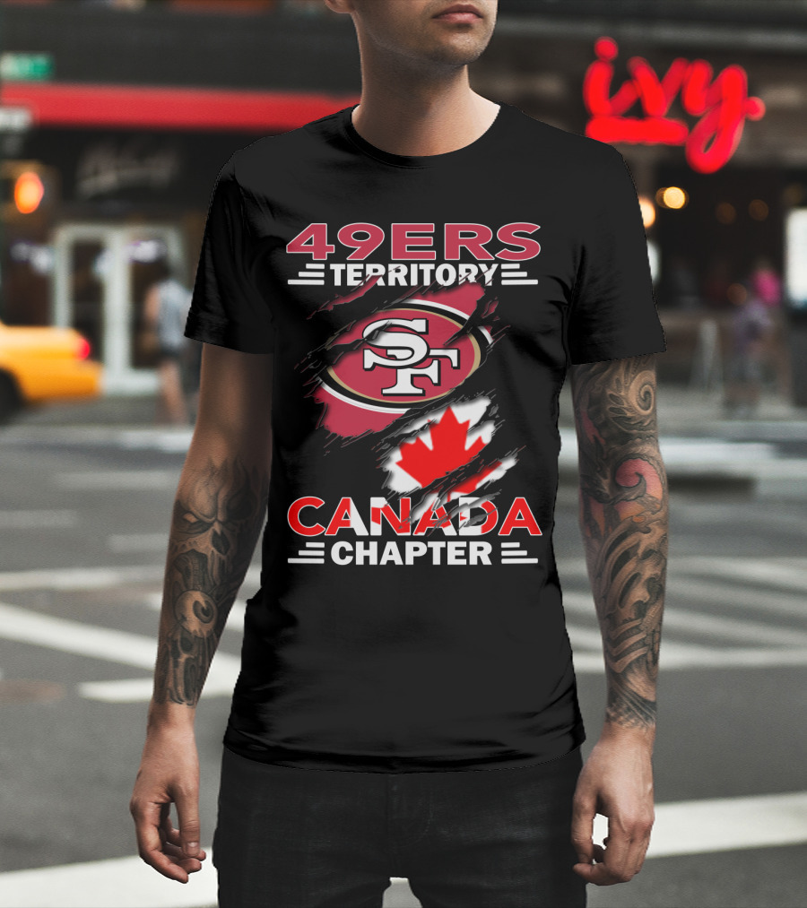 49ers Territory SF Logo Canada Chapter T-Shirt