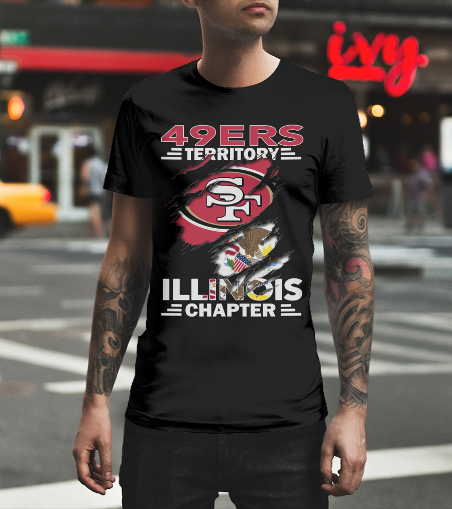49ers Territory SF Logo Illinois Chapter T-Shirt