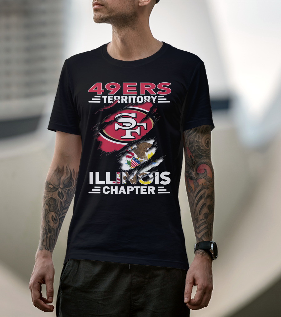 49ers Territory SF Logo Illinois Chapter T-Shirt