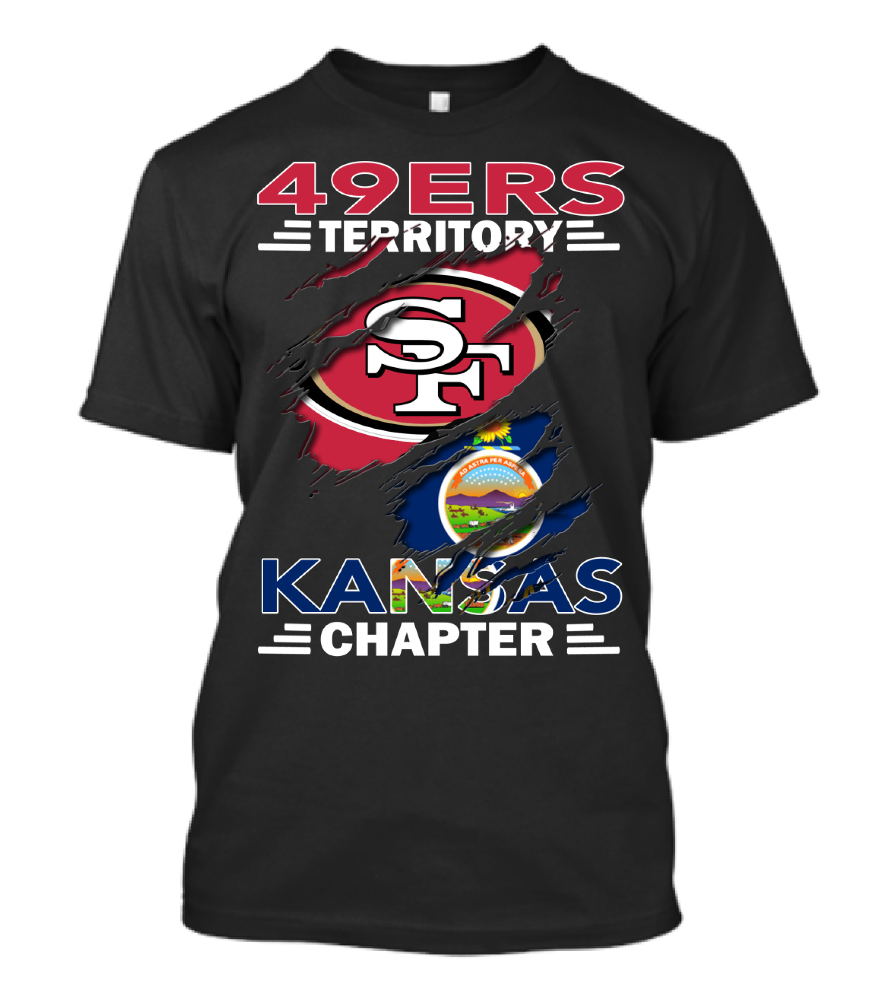 49ers Territory SF Kansas Chapter T-Shirt
