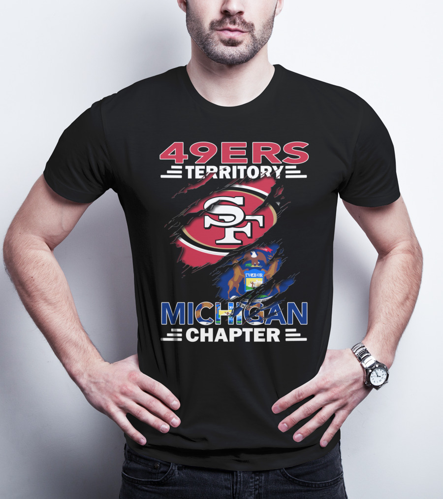 49ers Territory SF Logo Michigan Chapter T-Shirt
