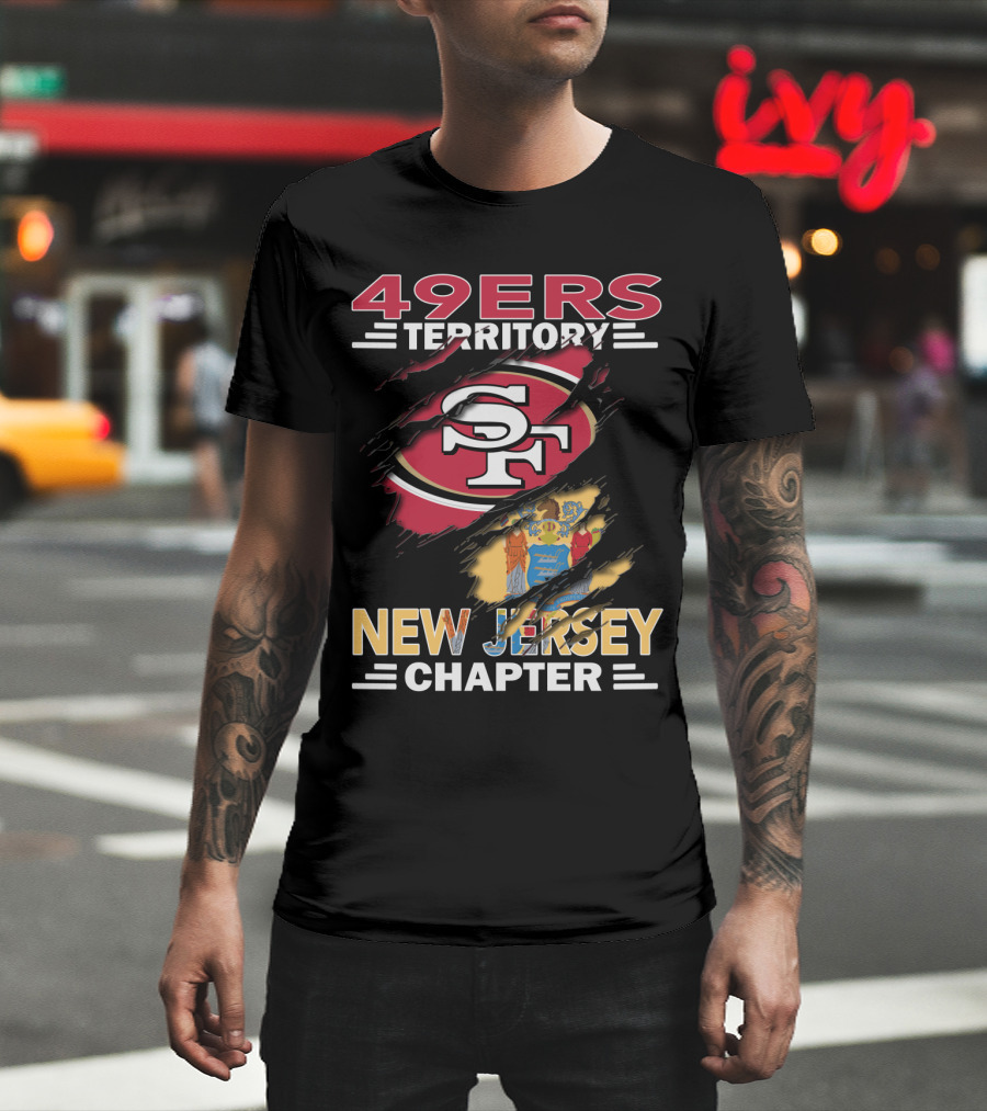 49ers Territory SF Logo New Jersey Chapter T-Shirt