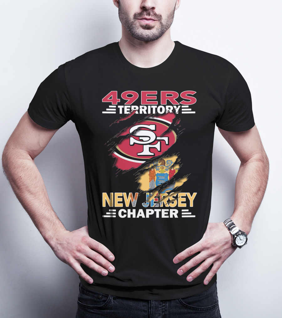 49ers Territory SF Logo New Jersey Chapter T-Shirt