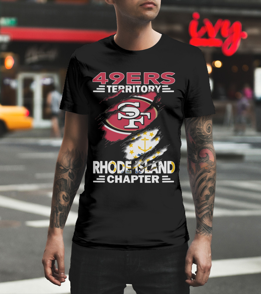 49ers Territory SF Logo Rhode Island Chapter T-Shirt