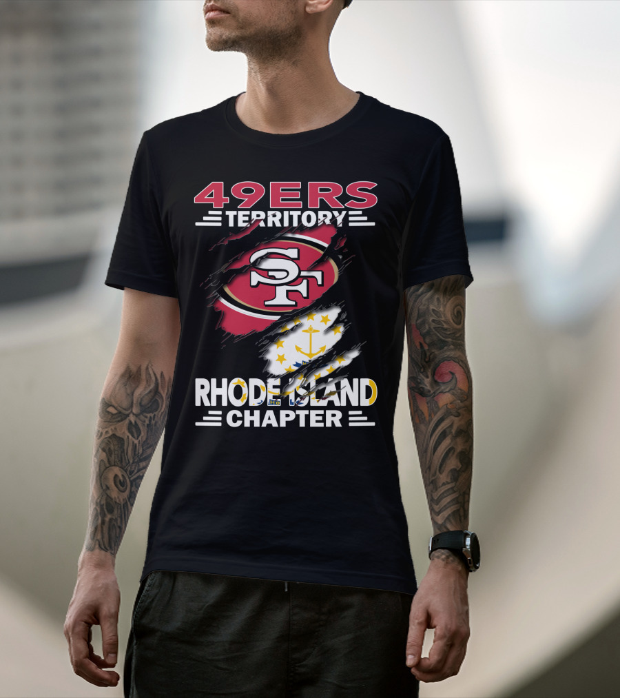 49ers Territory SF Logo Rhode Island Chapter T-Shirt