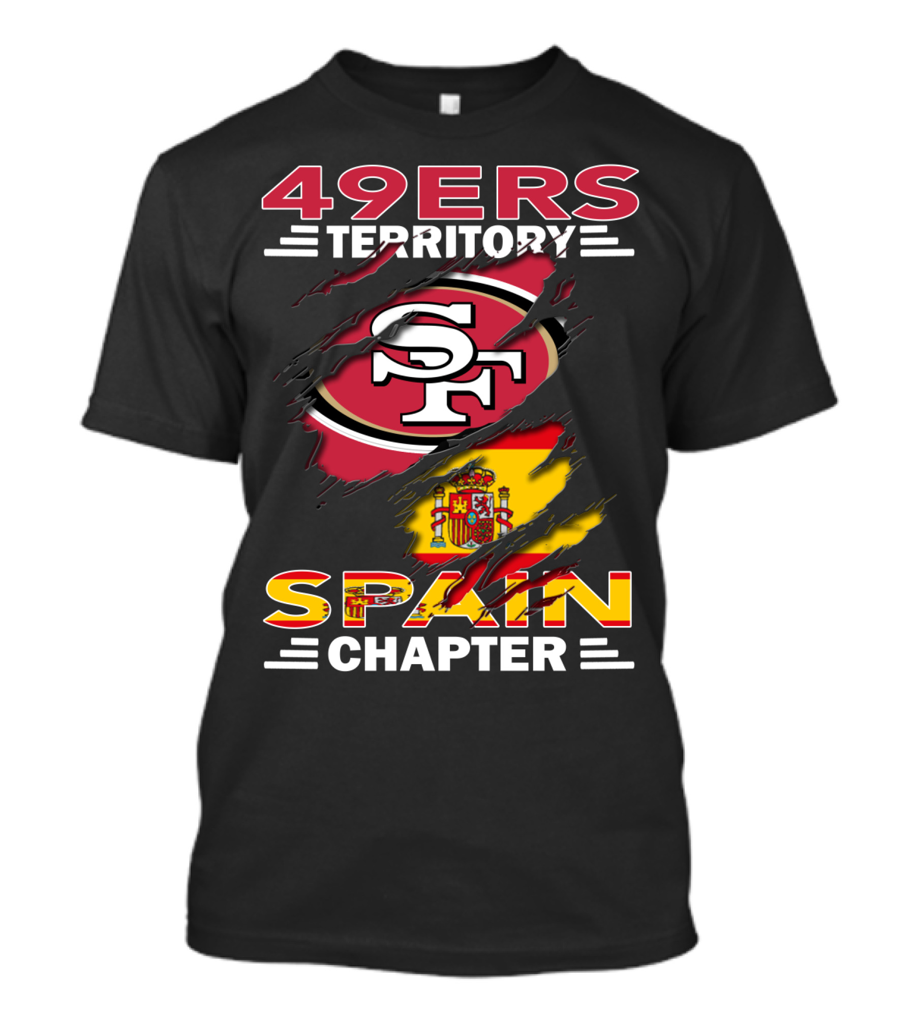 49ers Territory SF Spain Chapter T-Shirt