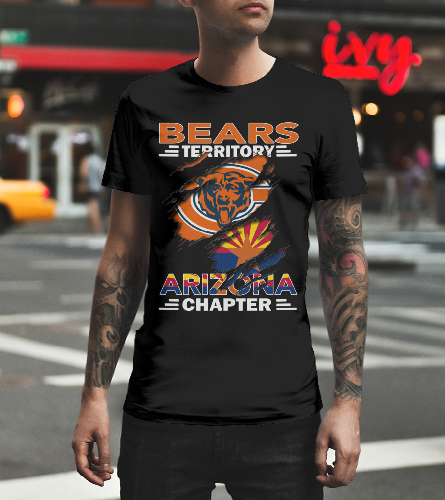 Bears Territory Arizona Chapter Chicago Football Fan Zone T-Shirt