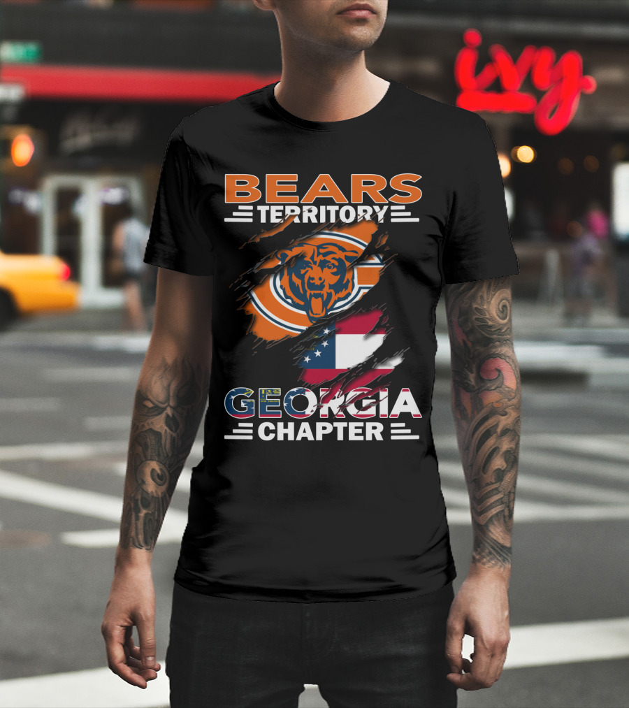 Bears Territory Chicago Bears Georgia Chapter T-Shirt