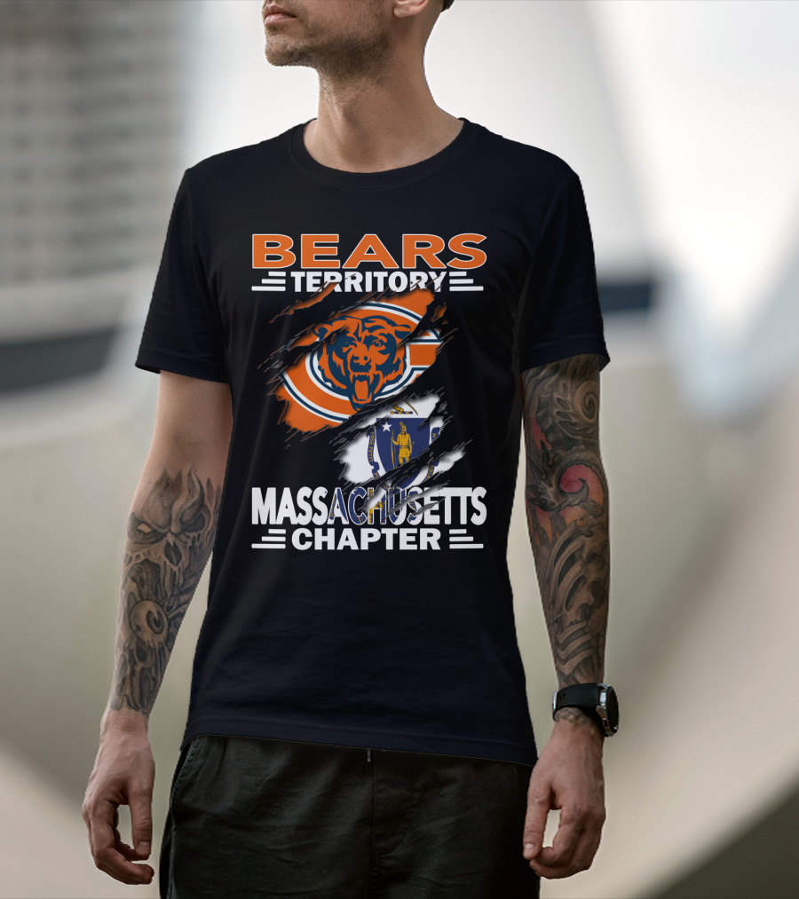 Bears Territory Massachusetts Chapter NFL Fan T-Shirt
