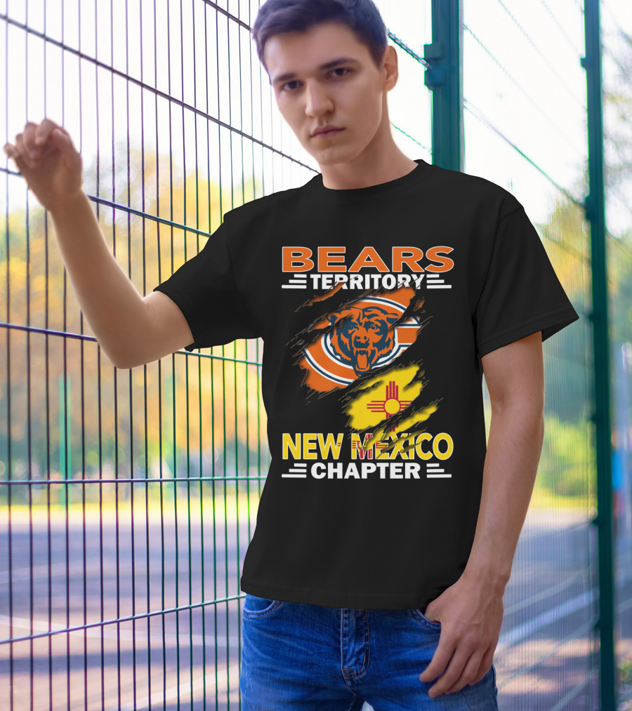 Bears Territory New Mexico Chapter Chicago Bears Logo Zia T-Shirt