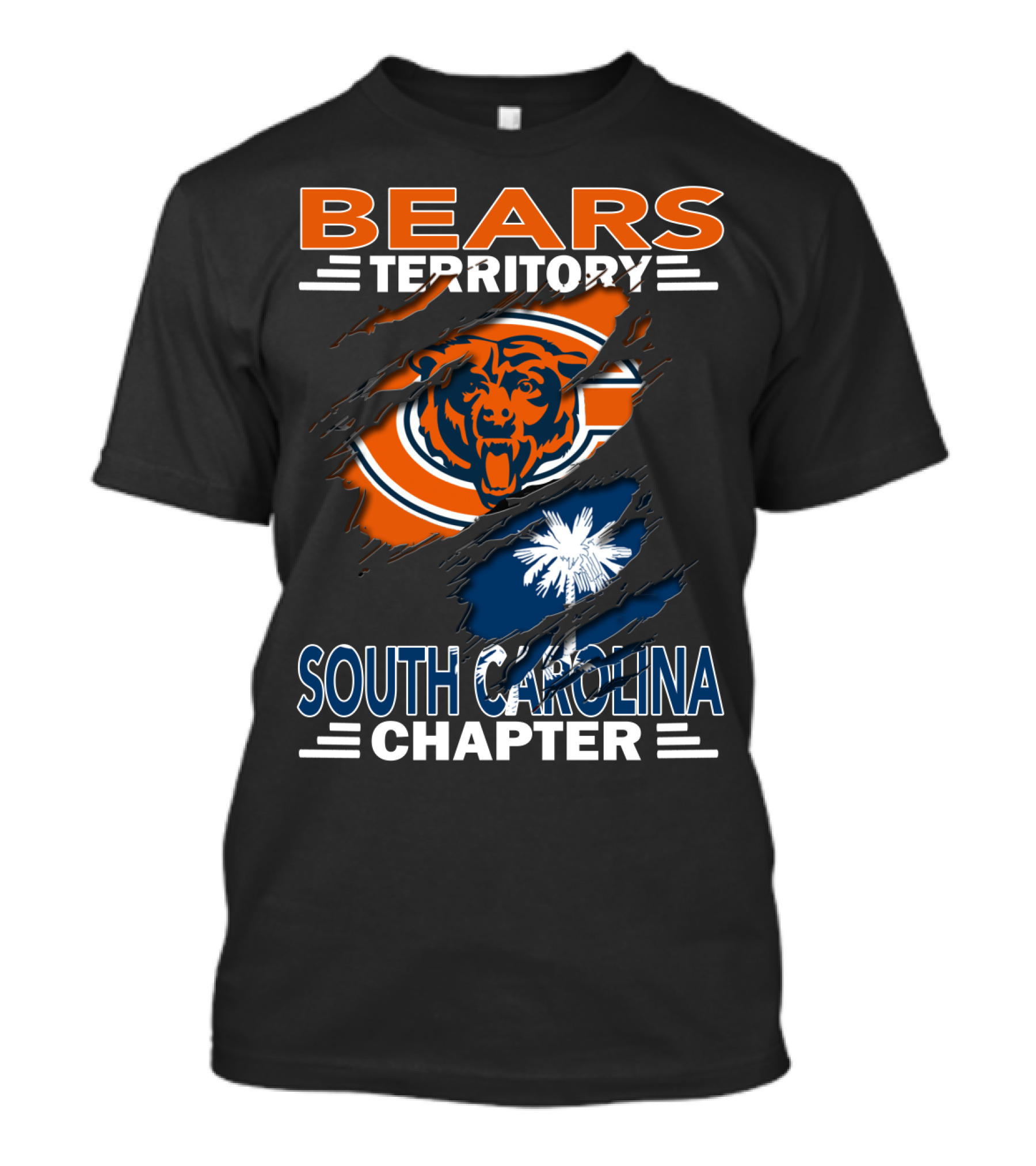Bears Territory South Carolina Chapter Palmetto Football Fan Club T-Shirt