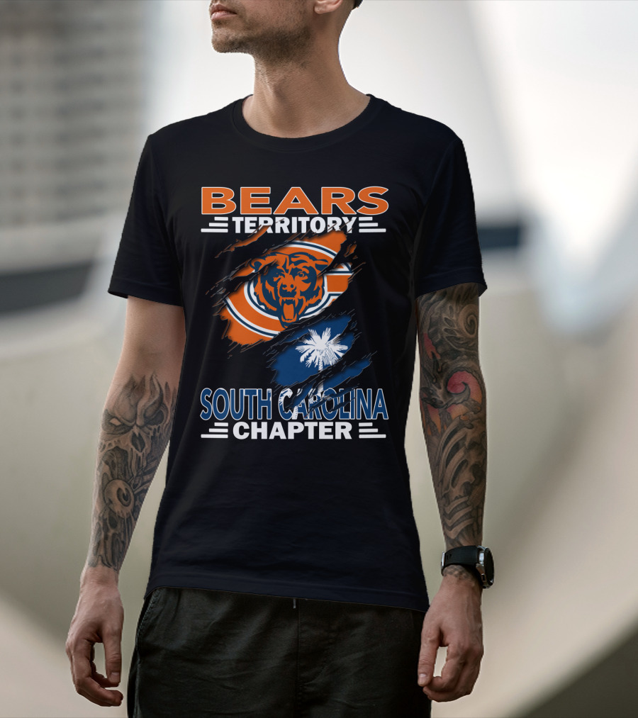 Bears Territory South Carolina Chapter Palmetto Football Fan Club T-Shirt
