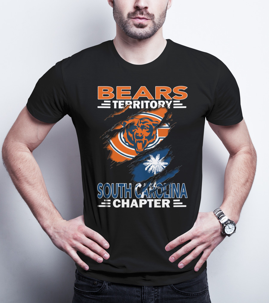 Bears Territory South Carolina Chapter Palmetto Football Fan Club T-Shirt