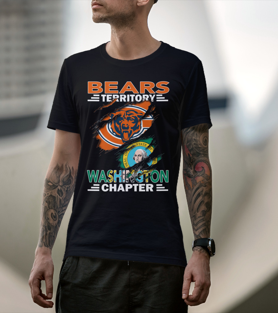Bears Territory Washington Chapter State Seal T-Shirt
