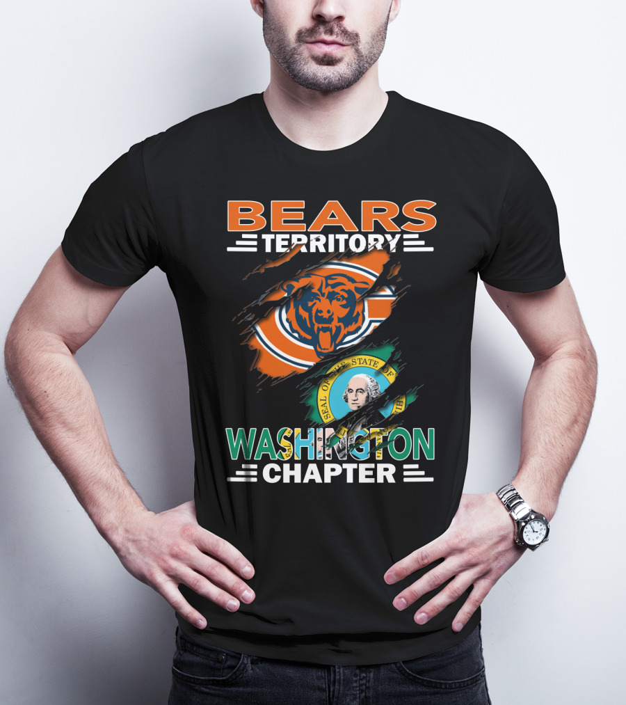 Bears Territory Washington Chapter State Seal T-Shirt