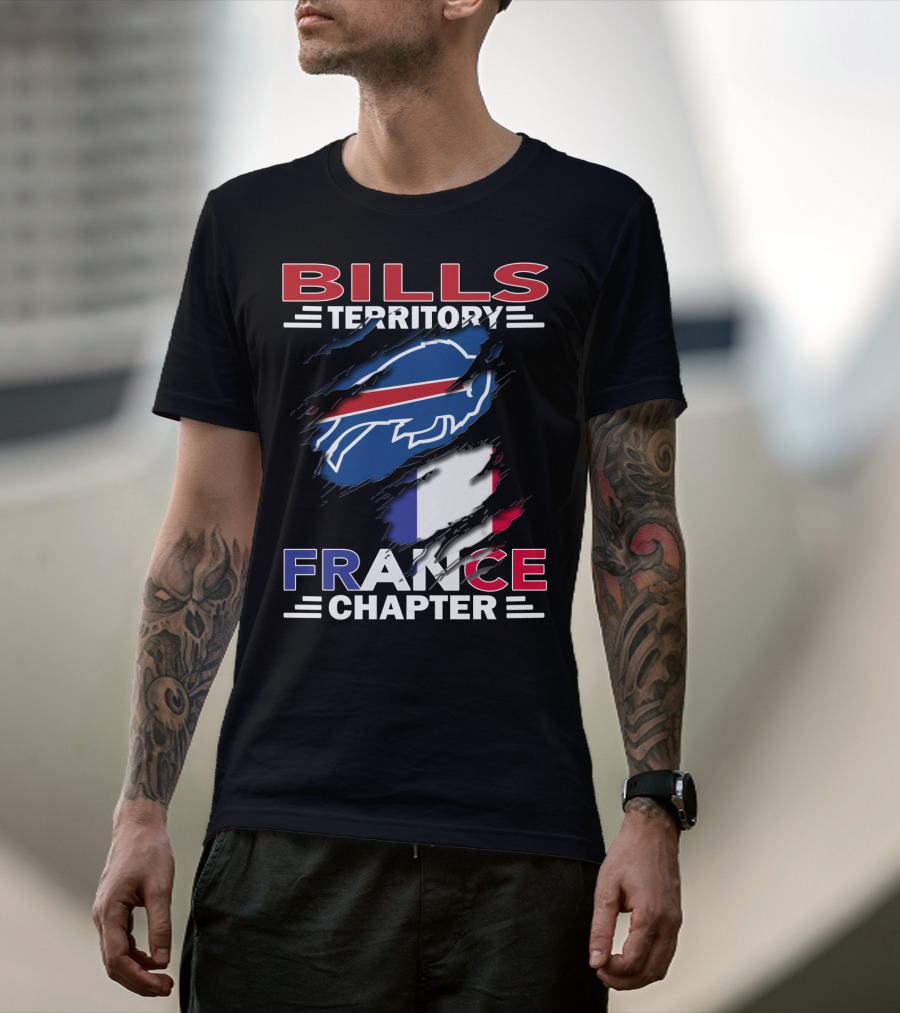 Bills Territory France Chapter Buffalo Football Fan Group T-Shirt