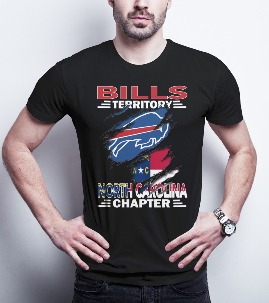 Bills Territory North Carolina Chapter NC Buffalo Football Fan Club T-Shirt