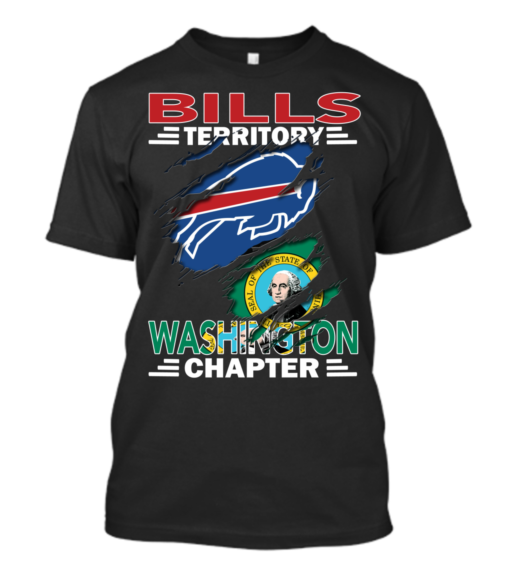 Bills Territory Washington Chapter Seal T-Shirt
