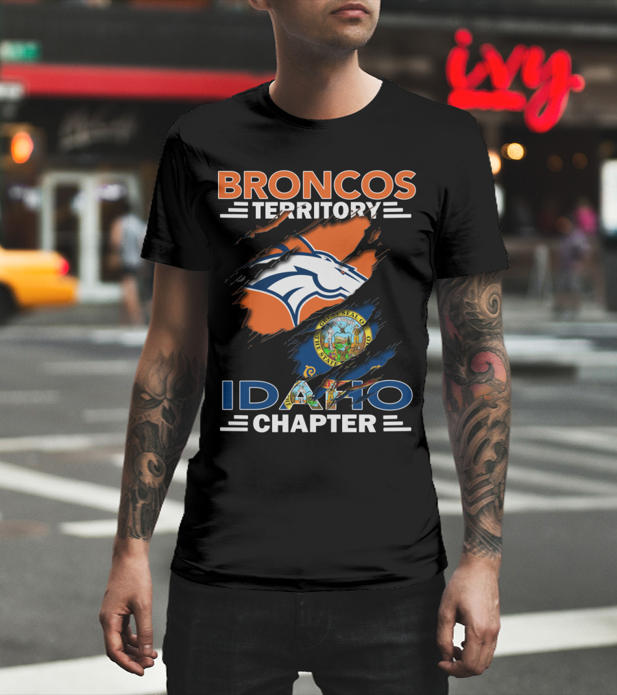 Broncos Territory Idaho Chapter State Seal T-Shirt