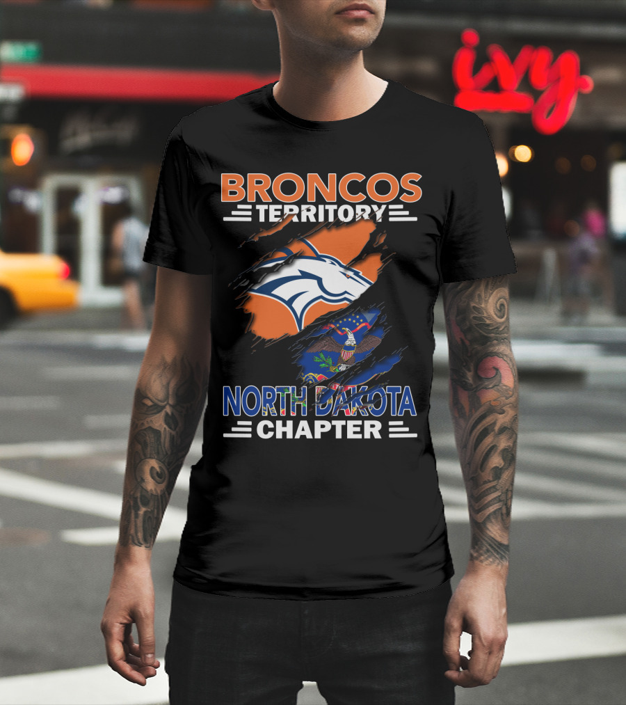 Broncos Territory North Dakota Chapter NFL Fan Club T-Shirt