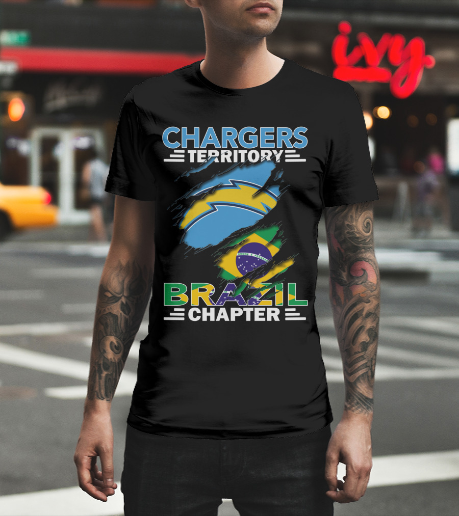 CHARGERS TERRITORY BRAZIL FLAG CHAPTER T-Shirt
