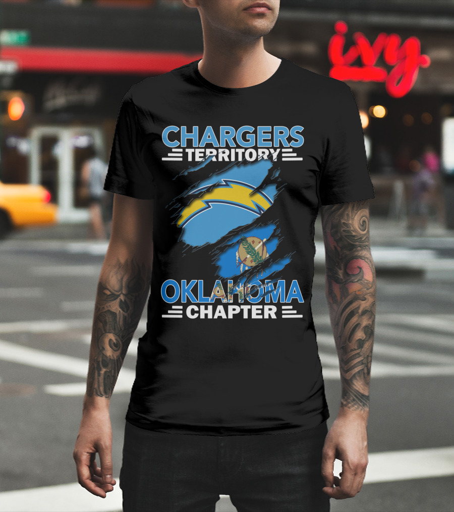 Chargers Territory Oklahoma Chapter NFL Fan Club T-Shirt