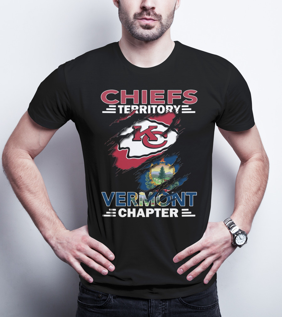 Chiefs Territory Kansas City Chiefs Vermont Chapter T-Shirt