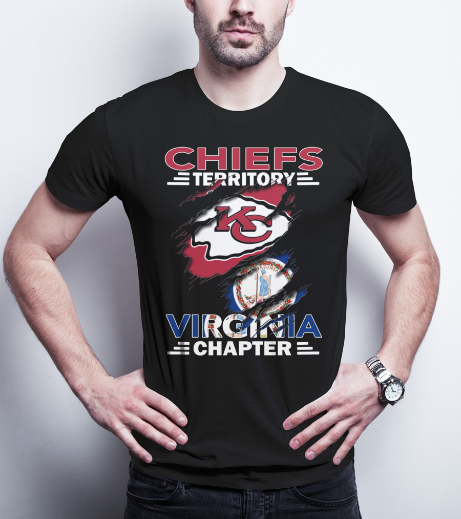 Chiefs Territory Kansas City Virginia Chapter T-Shirt