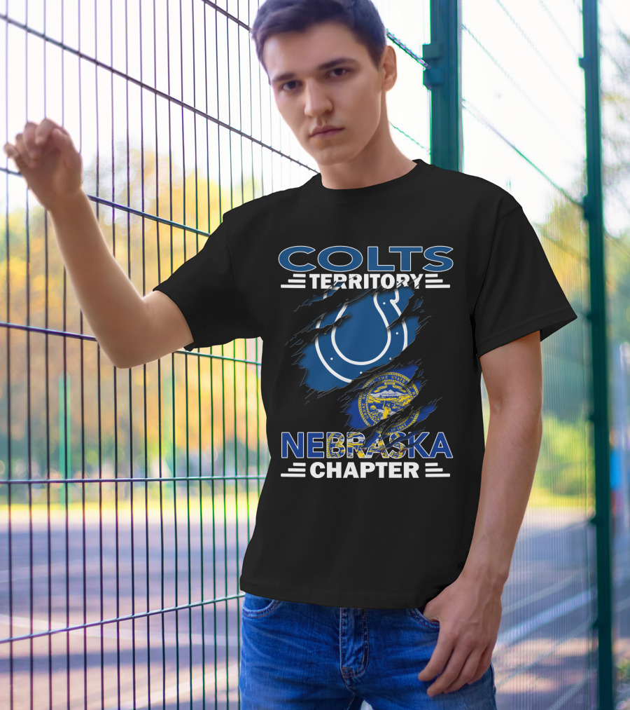 Colts Territory Nebraska Chapter Logo And State Seal T-Shirt