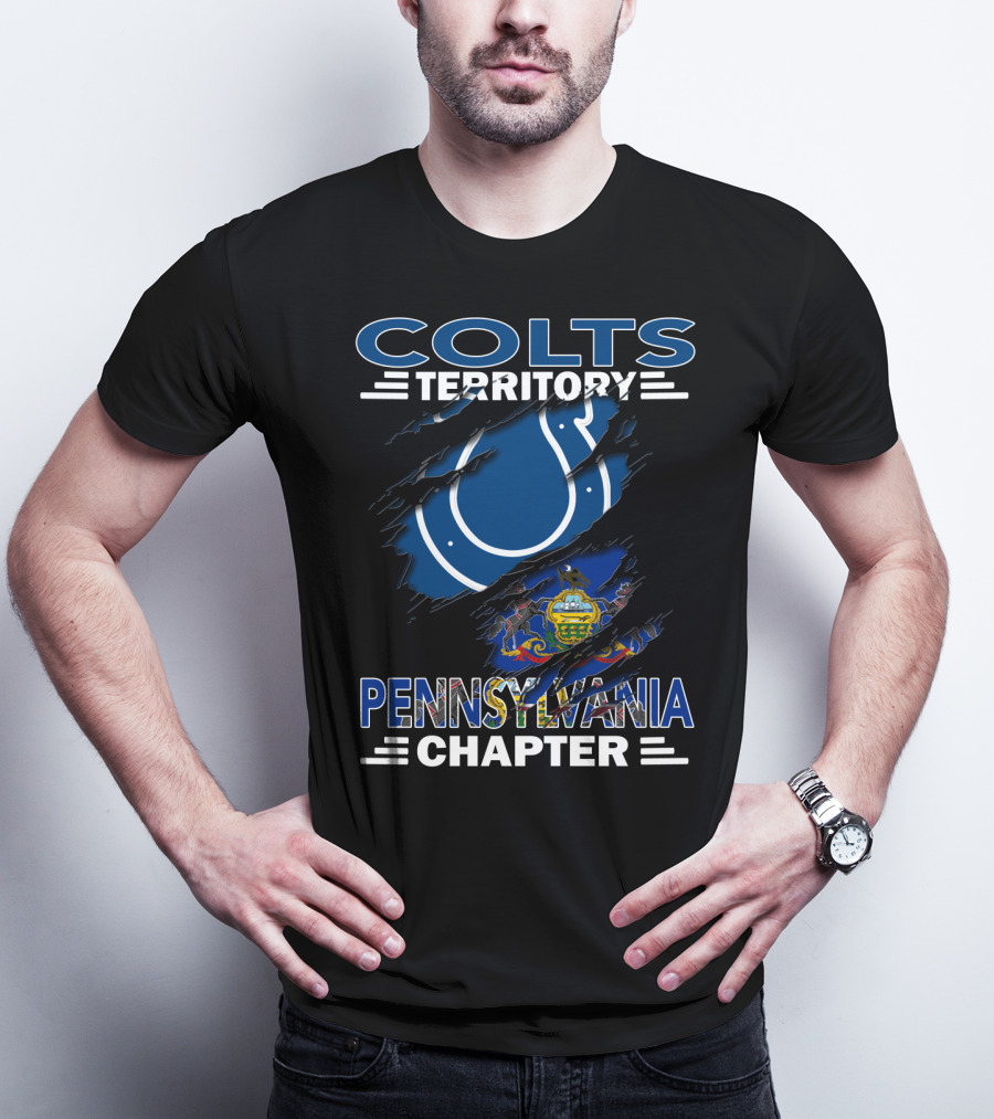 Colts Territory Pennsylvania Chapter Flag T-Shirt