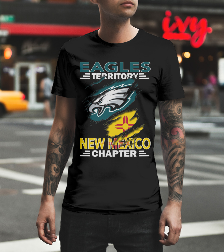 Eagles Territory New Mexico Chapter Fan Emblem With Iconic Symbol T-Shirt