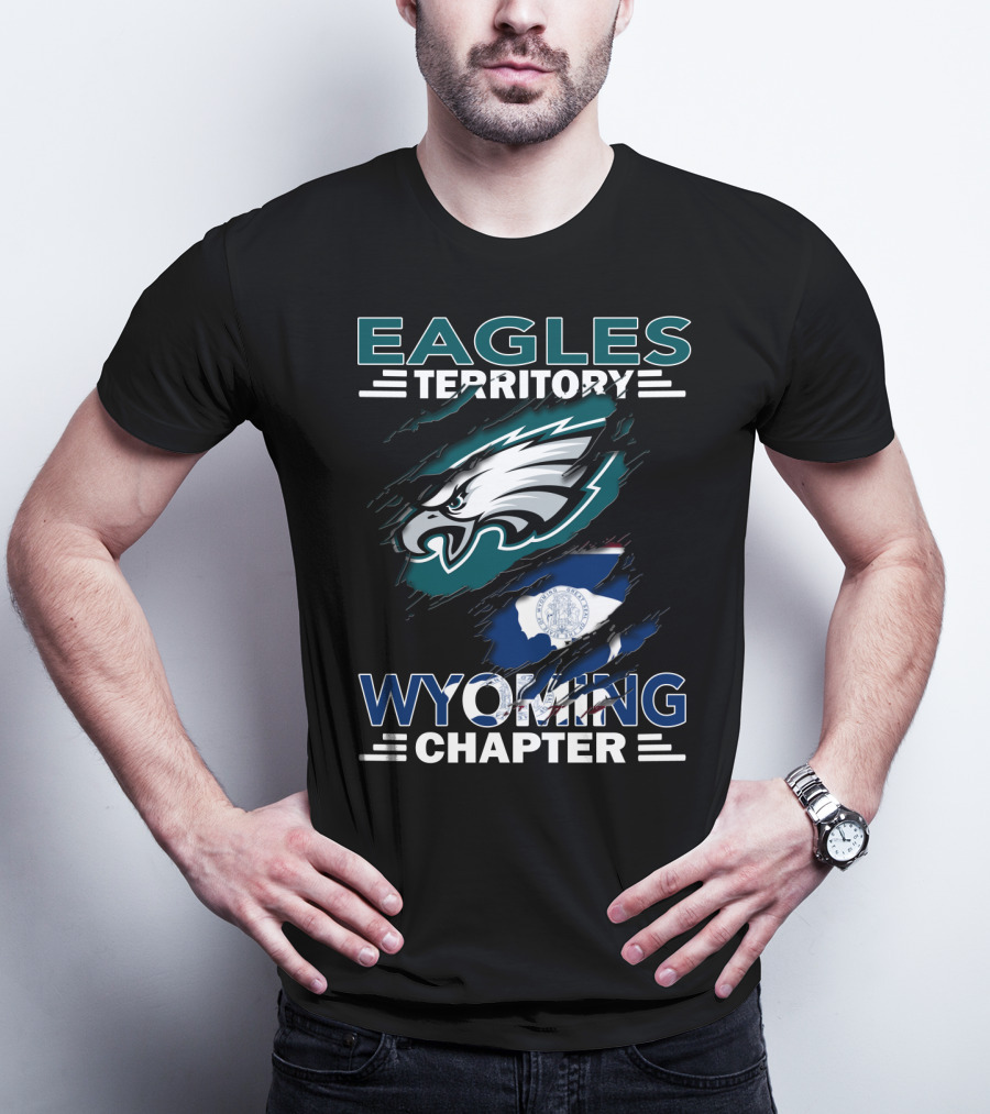 Eagles Territory Wyoming Chapter Fan Community Connections T-Shirt