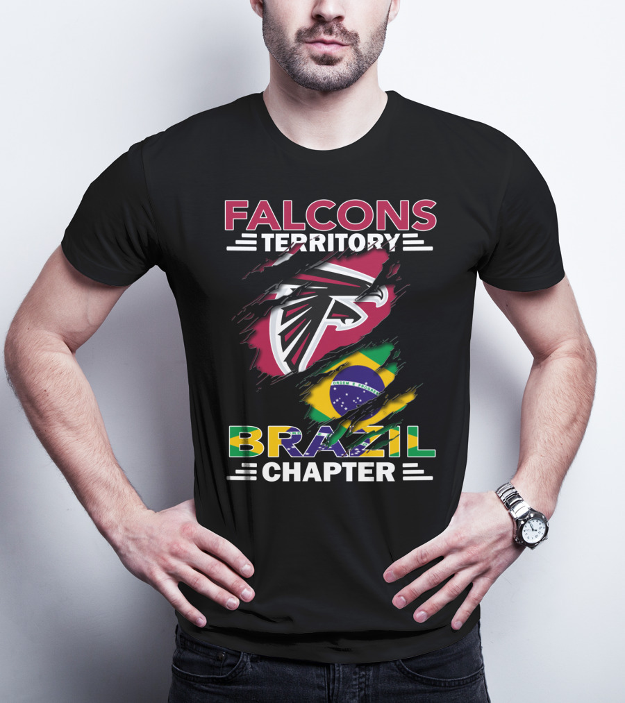 Falcons Territory Brazil Chapter NFL Fan Club South American Division T-Shirt