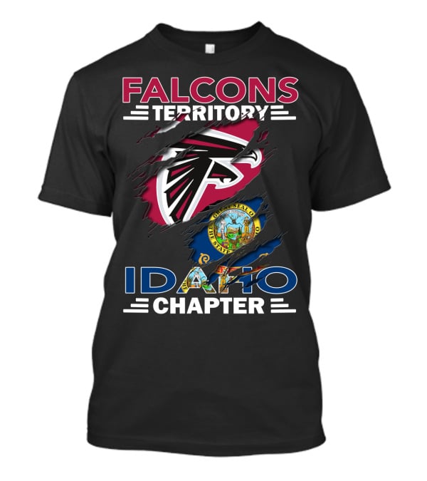 Falcons Territory Idaho Chapter State Pride And Fan Club T-Shirt