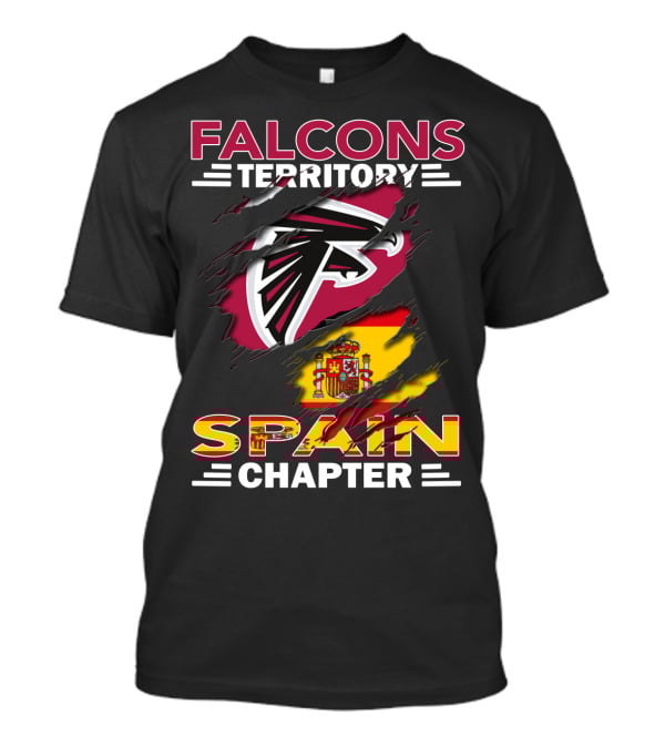 Falcons Territory Spain Chapter Flag T-Shirt